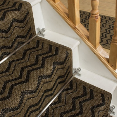 Chevron Stair Runner - Hardwearing, Non-Slip & Durable Carpet for ...