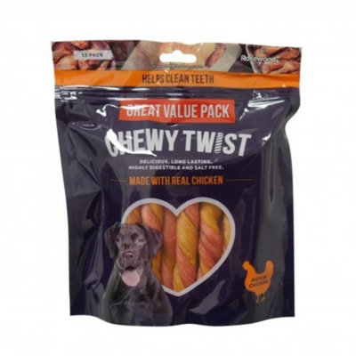 Chewy Bone Chewy Twist Value Pack 15pc 345g (Pack of 5)