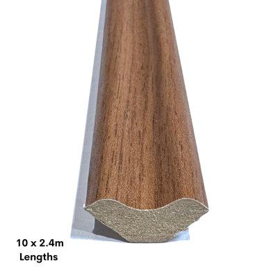 Chicago Oak Scotia Beading Flooring Edging Strips 10 x 2.4m Long ...