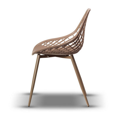 Chico Designer Plastic Chair Modern Design - Fango