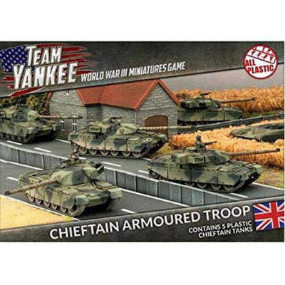 CHIEFTAIN ARMOURED TROOP (X5 PLASTIC) - BRAND NEW AND SEALED
