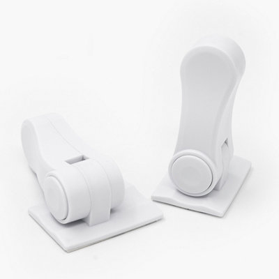 CHILD PROOF DOOR LEVER LOCK MINIMALIST DESIGN 3M ADHESIVE NO ...