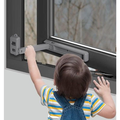 Childproof Window Lock Window Restrictor Easy to Install and Use 3M VHB ...