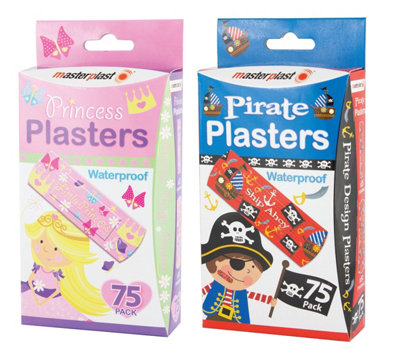 Children's Theme Plasters (75 Pack)