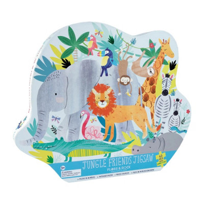 Childrens Jigsaw Puzzle Jungle Animal 40 Pieces - Elephant