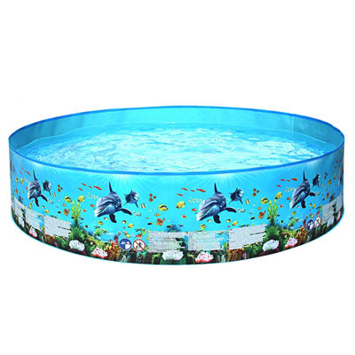 Childrens Paddling Pool 4ft, Rigid No Inflation 4ft x 25cm