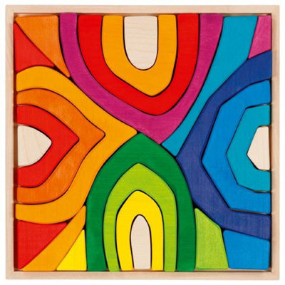 Childrens Wooden Building Bricks Four Seasons Kids Wood Block Toy Set ...