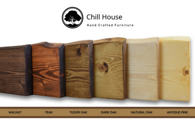 Chill House Rustic Live Edge Floating Shelf 12x1.5 inch, Dark Oak, 160cm