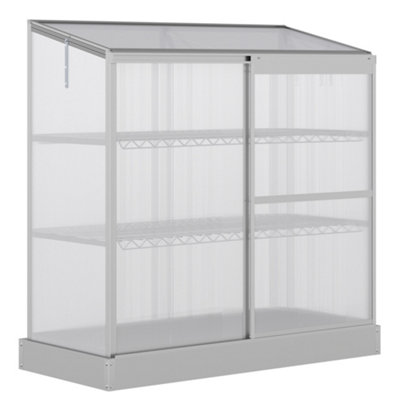 Chilli 3 Tier Greenhouse Garden Outdoor Cold Frame Plant Flower Growth ...