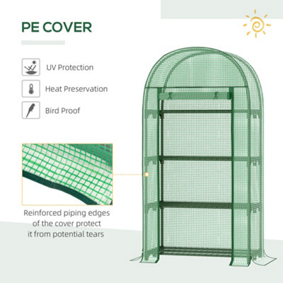 Chilli 4 Tier Mini Greenhouse for Outdoor, Portable Gardening Plant ...