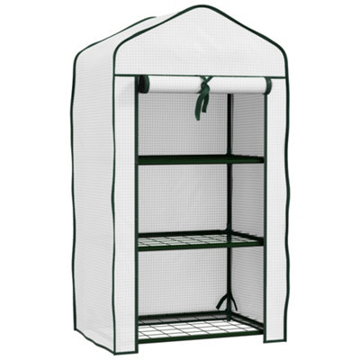 Chilli Three-Tier Mini Greenhouse - White