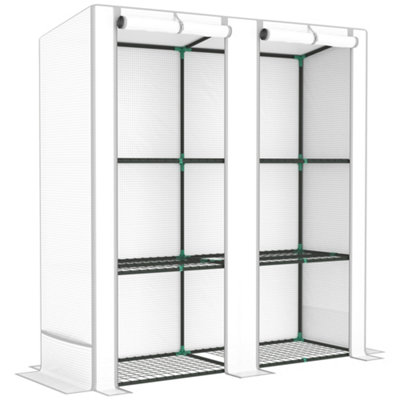 Chilli Three-Tier Mini Greenhouse - White