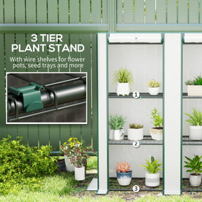 CHILLI THREE-TIER MINI GREENHOUSE - WHITE