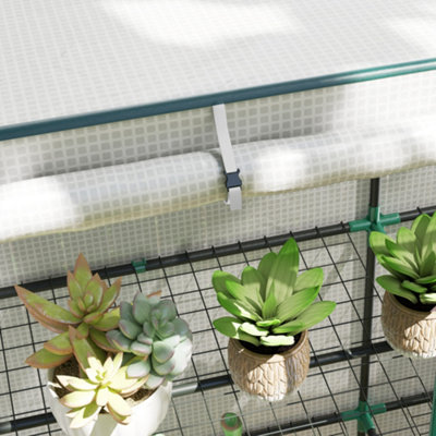 CHILLI THREE-TIER MINI GREENHOUSE - WHITE
