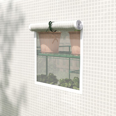 Chilli Walk-in Greenhouse with 3 Tier 12 Shelves, Small Greenhouse with ...