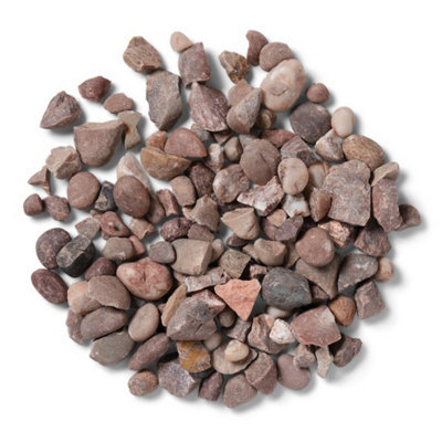 Chippings - Pink Stone - 12-20mm - Premium Aggregate Bulk Bag - 850 kilos