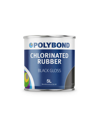 Chlorinated Rubber Chemical-Resistant Coating - Gloss Black 5 Litre