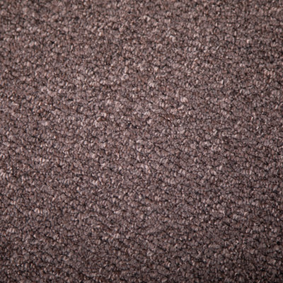 Chocolate Brown Shade Carpet Berber Loop Durable Hard Wearing Pile 4mm ...