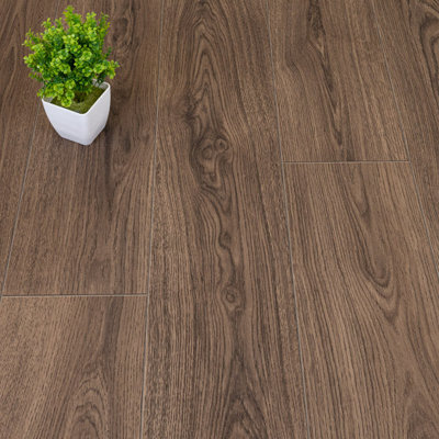 Chocolate Oak Vinyl by Remland (4m x 3m)