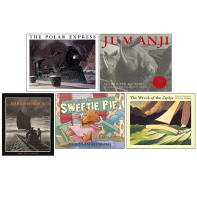 Chris Van Allsburg Collection 5 Books Set (The Polar Express, Jumanji ...