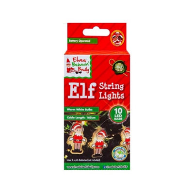 Christmas 10 LED Elf String Lights