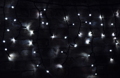 Christmas 180 LED Icicle-Inspired Multi-Sequence Outdoor LED String ...