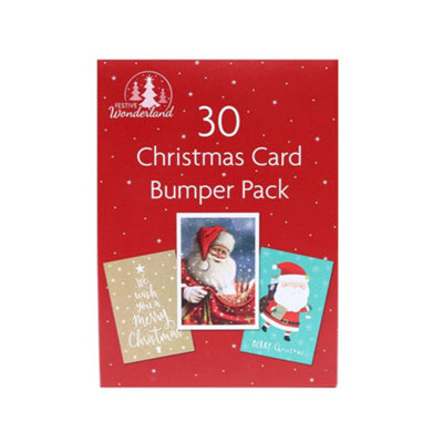 Christmas Card Bumper Pack 30PC