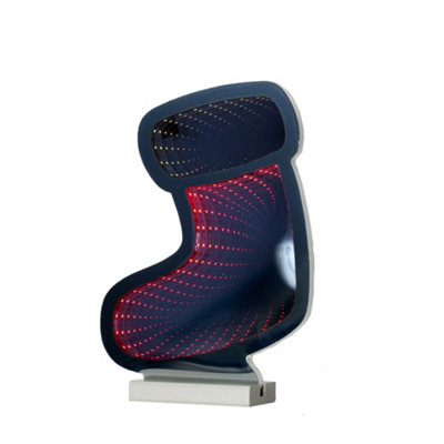 Christmas Decor: 30CM Infinity Boot LED with Wooden Base, Battery ...