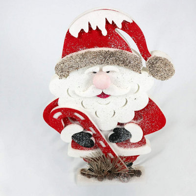 Christmas Decoration 72cm Red Santa Christmas Tabletop Figures Window ...