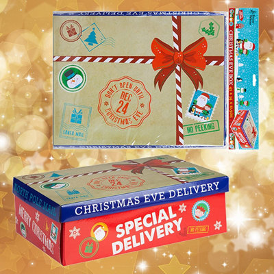 Christmas Eve Box Special Delivery - Mini, Elf Delivery Box, Favour Boxes