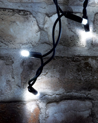 Christmas Festive Connectable Icicle-Inspired Outdoor 100 LED String ...