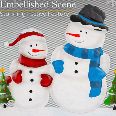 Christmas Fireguard Decoration Xmas Fireplace Screen Fire Guard 3 Panel ...