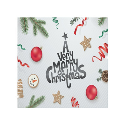 Christmas Greeting Design Dining Splash Back designer style