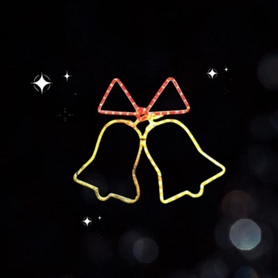 Christmas Jingle Bells Rope Light | DIY at B&Q