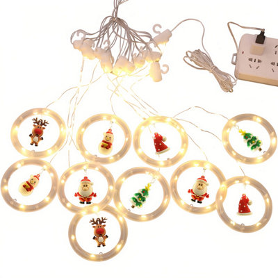 Christmas LED decorative lights Round curtain lights