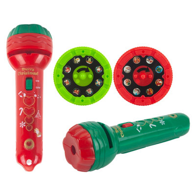 Christmas Projector Torch 16 Patterns 1 x Varied Design Red, Green