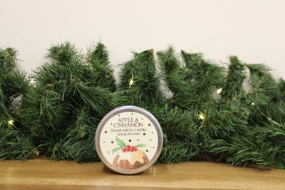 Christmas Pudding Candle in Ti