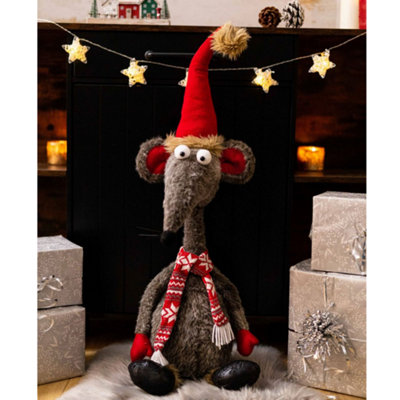 Christmas Rat Soft Plush Decoration - Rat a Louis