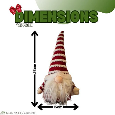 Christmas Red Gonk Nordic Santa Soft Plush Decoration