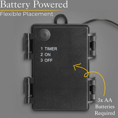 Christmas Stag Head Light Xmas Wall Decoration Outdoor Indoor Battery ...