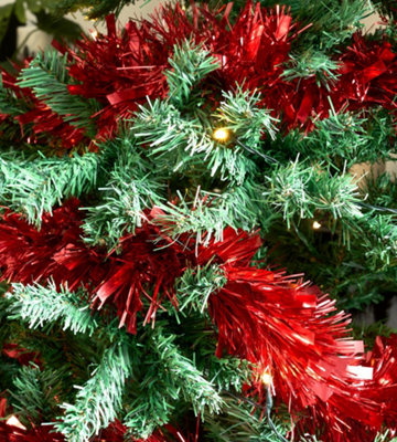 Christmas Tinsel Thick Gold - 2M - Pack of 5