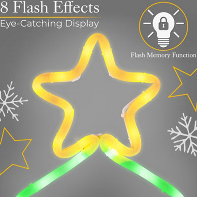 Christmas Train Rope Light Outdoor Decoration LED Xmas Garden ...