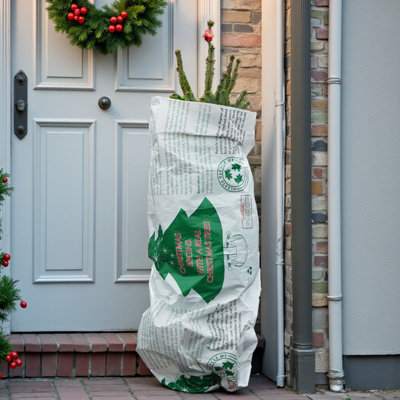 Christmas Tree Heavy Duty Removal Bag - Large Disposal Transport Sack ...