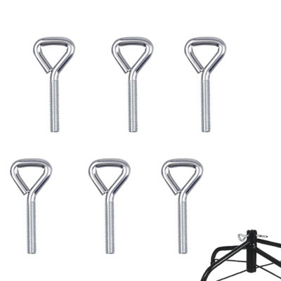 Christmas Tree Stand Bolts, 6 Pcs Heavy Duty Steel Replacet Eyebolt ...