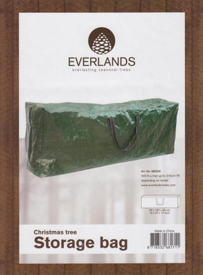 Christmas Tree Storage Bag For 7ft Tree Everlands Zip Up Bag Artificial ...
