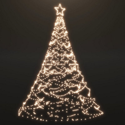 Christmas Tree with Spike Warm White 1400 LEDs 500 cm