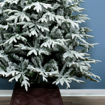 Christmas Tree World The 4ft/120cm Snowy Alpine Christmas Tree