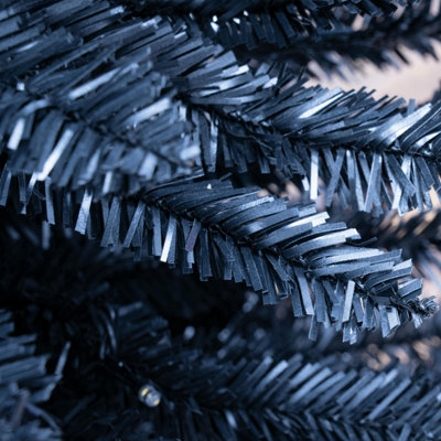 Christmas Tree World The 7ft/210cm Black Italian Pencilimo Christmas Tree