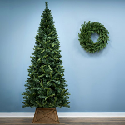 Christmas Tree World The 8ft/240cm Slim Mixed Pine Christmas Tree