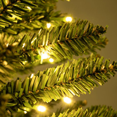 Christmas Tree World The Pre-lit 4ft/120cm Green Italian Pencilimo ...